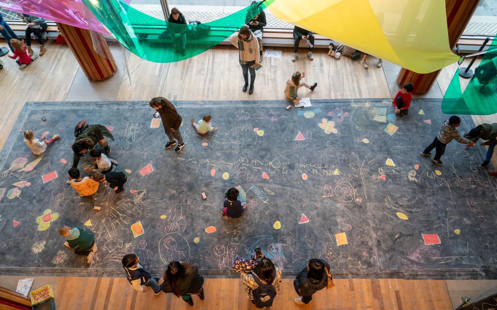 Imagine's Giant Chalkboard | Southbank Centre